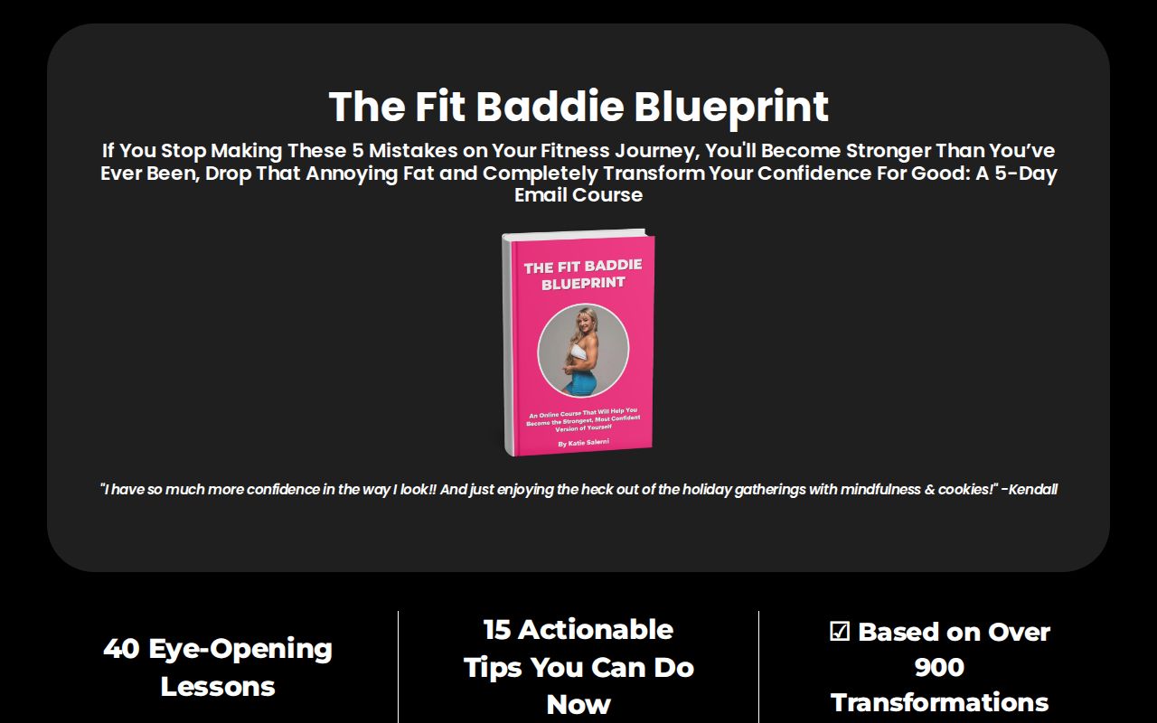 The Fit Baddie Blueprint